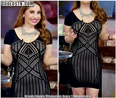 Brenda Angulo Minivestido Negro Transparencia [Video] | Coolostv.com